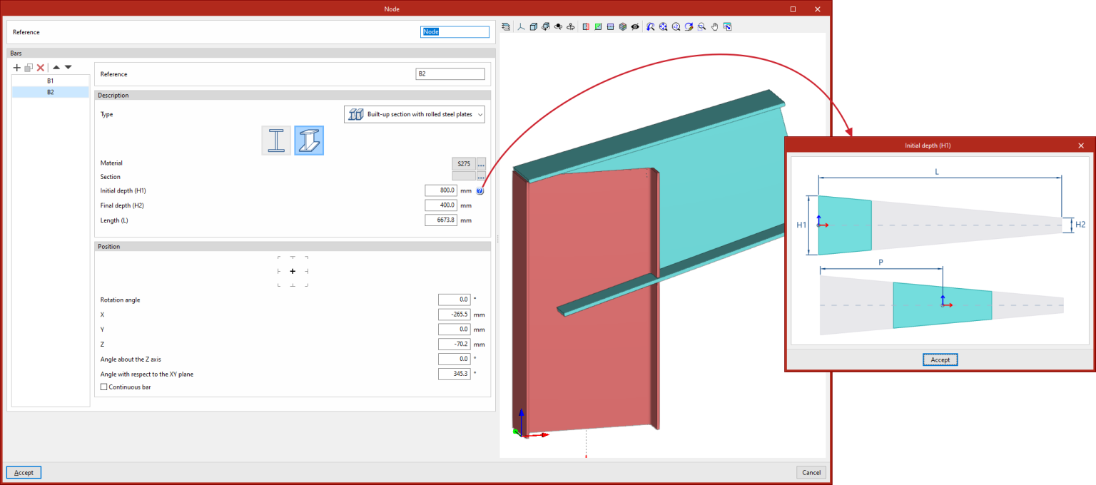 Built-up sections - CYPE