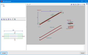 Stairs and ramps. Editing reinforcement - CYPE