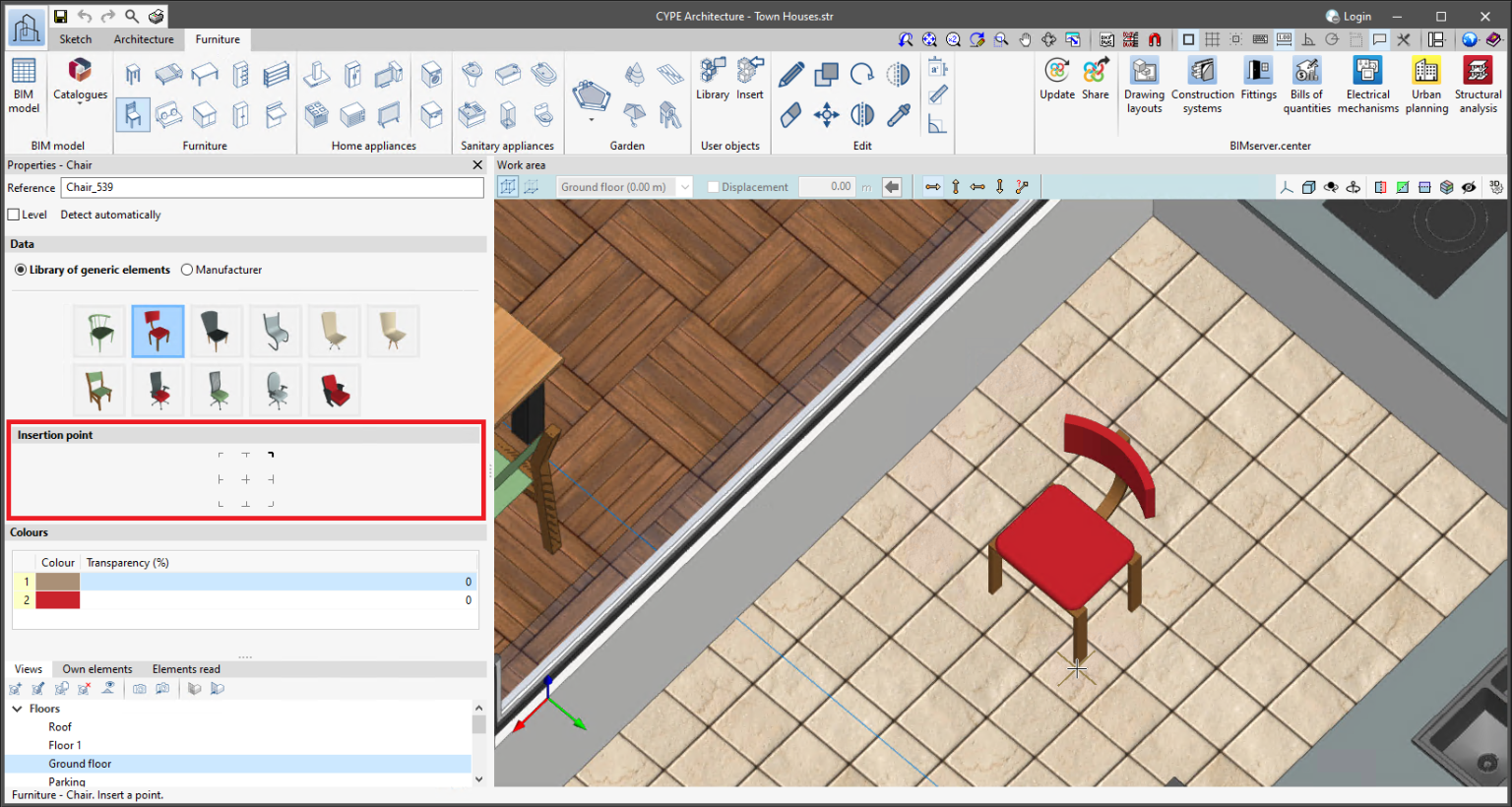 "Insertion point" improvements - CYPE