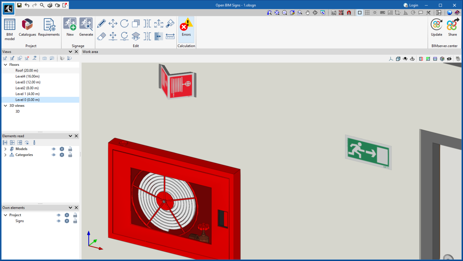 Open BIM Signs (new program) - CYPE