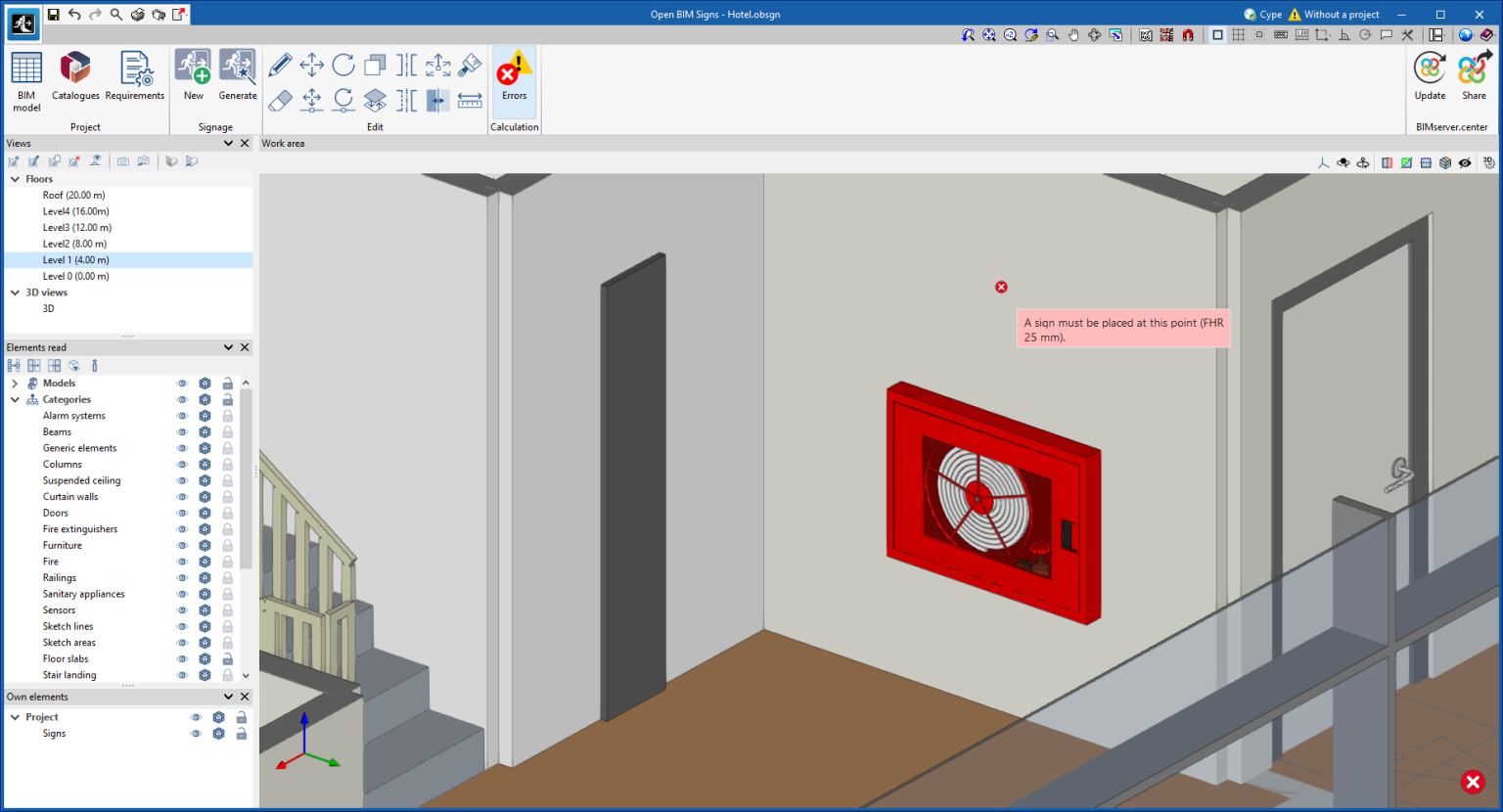 Open BIM Signs- Calculation - CYPE