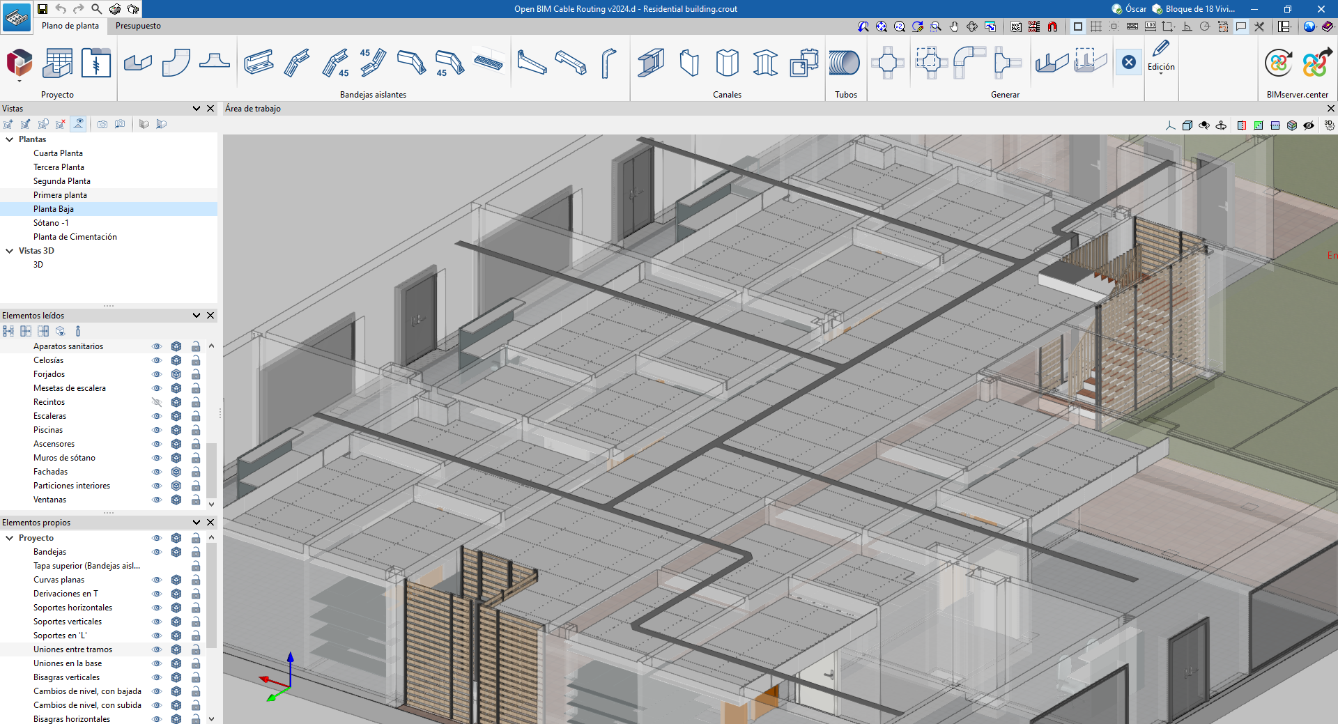 Nueva obra de ejemplo: Residential building - CYPE