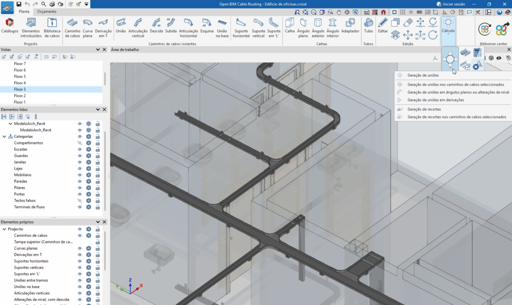Open BIM Cable Routing - CYPE