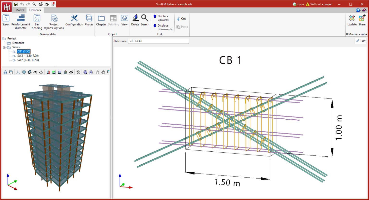 StruBIM Rebar - Coupling Beams - CYPE