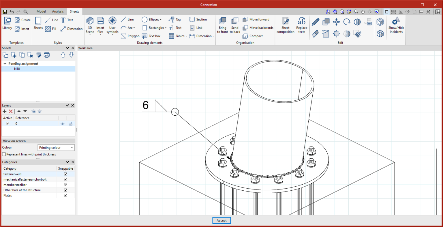 Perimeter weld - CYPE