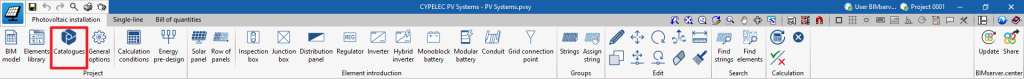 CYPE PV Systems - Catalogues - CYPE