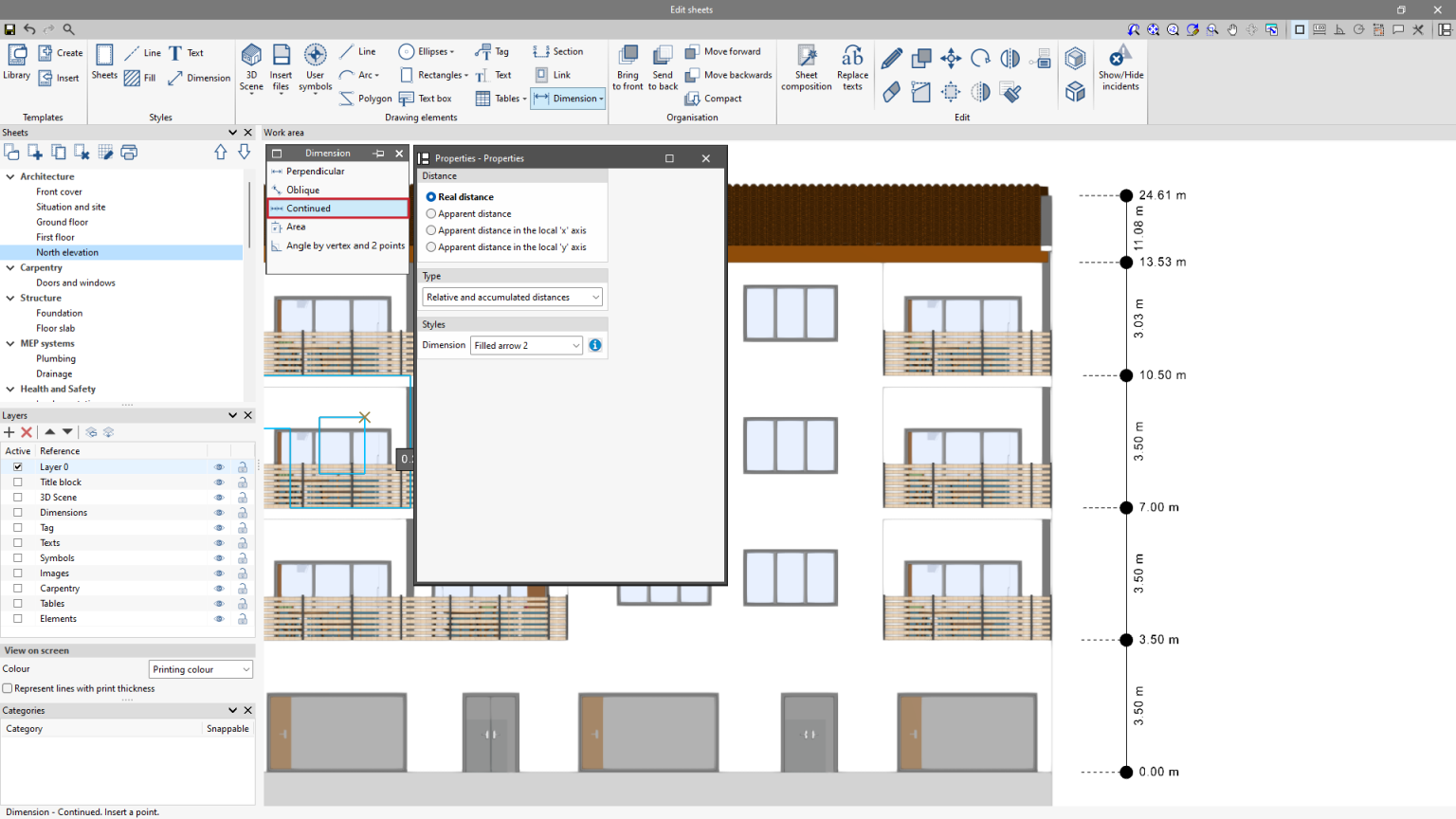 Edit sheets - Dimension - CYPE