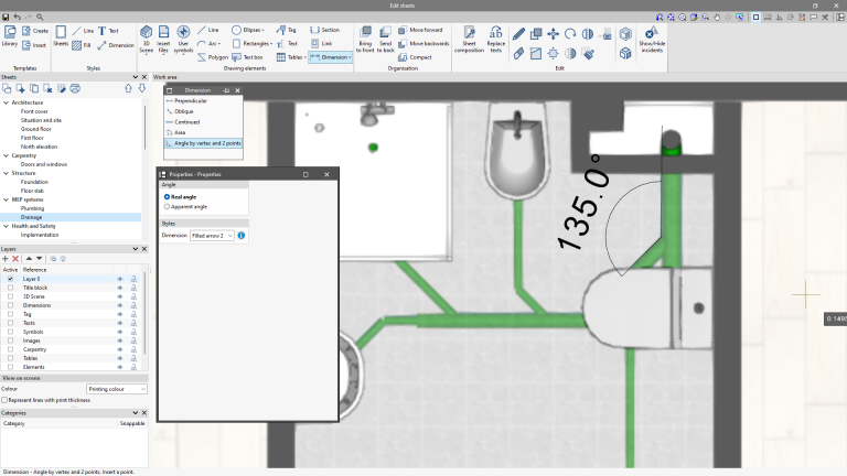 Edit sheets - Dimension - CYPE