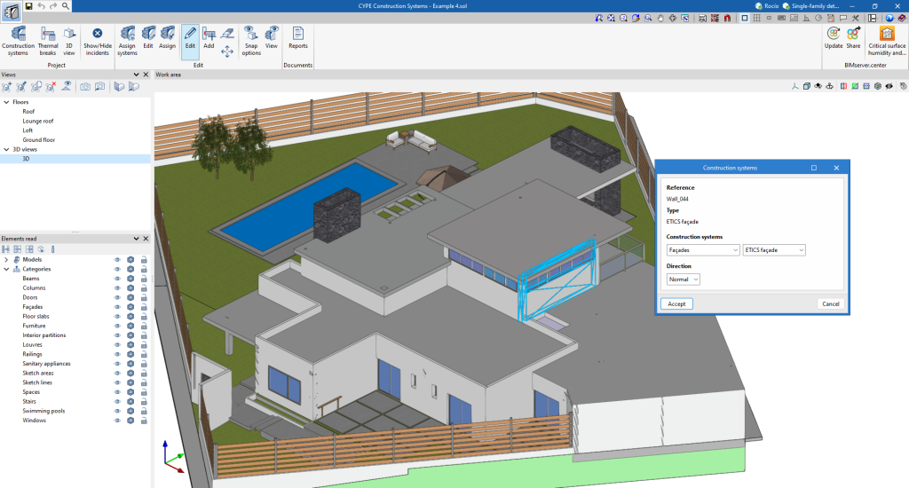 CYPE Construction Systems - Asignación automática de "Soluciones Constructivas" - CYPE
