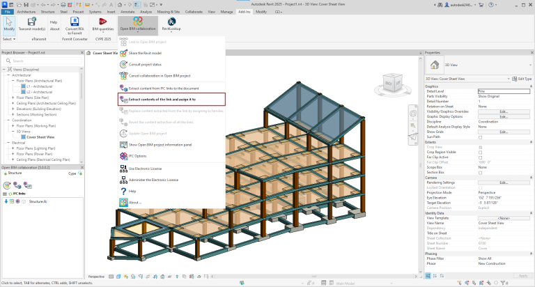 Generating native Revit® elements from a structural IFC (new module from the Open BIM - Revit ...