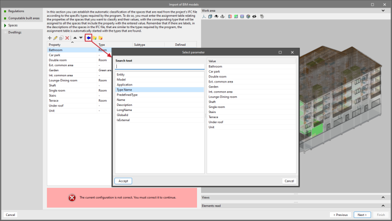 Space import assistant - CYPE