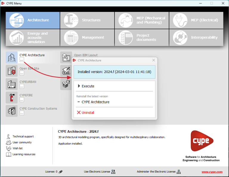 2025.a Version - CYPE