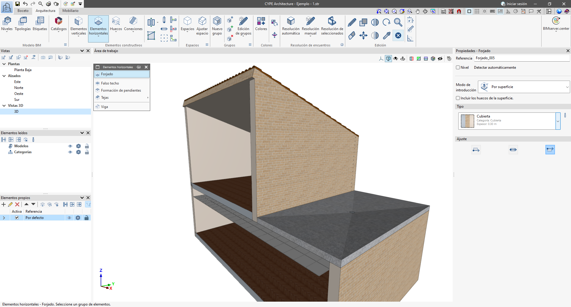 CYPE Architecture - Modelling building elements - CYPE