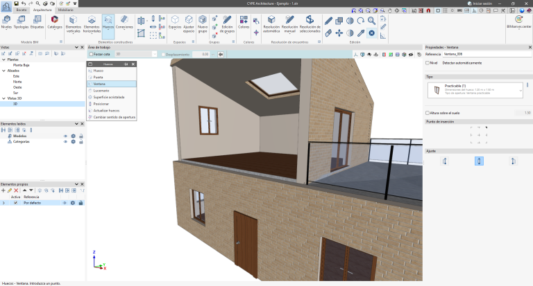 CYPE Architecture - Modelling building elements - CYPE
