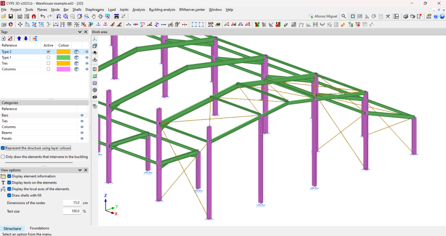 7 new features in the new CYPE 3D that will speed up the modelling and analysis of steel ...