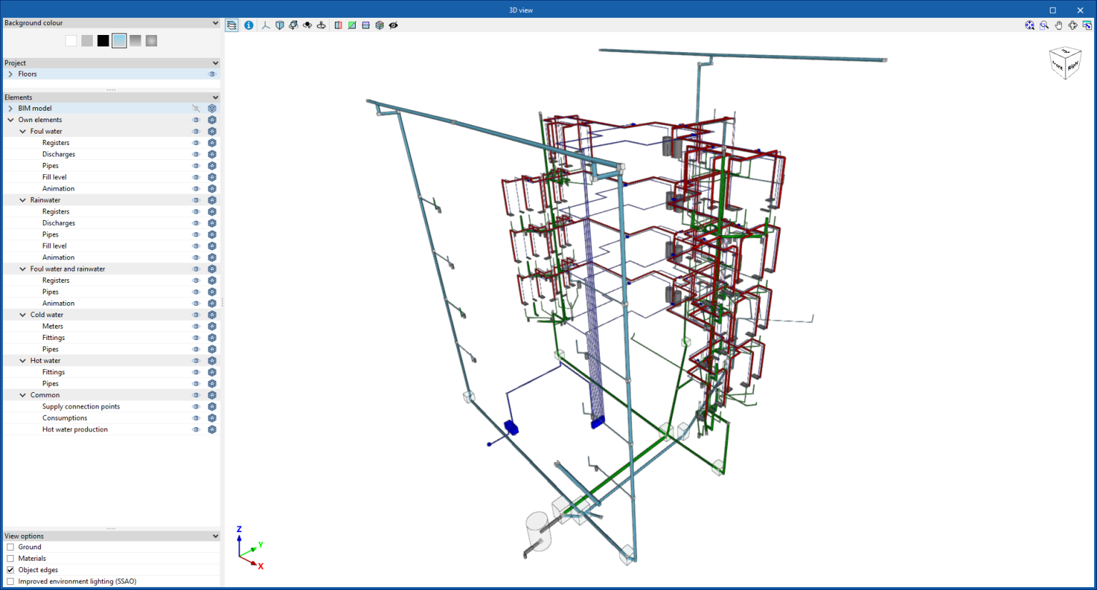 CYPEPLUMBING - Vue 3D - CYPE