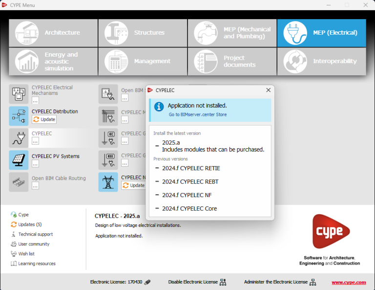 2025.b Version - CYPE