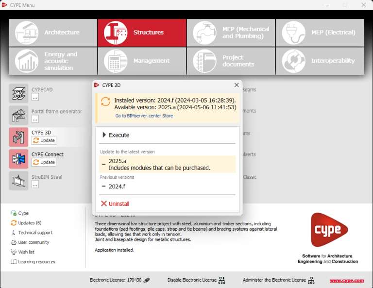 2025.b Version - CYPE