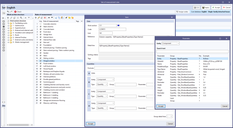 Variables in the item reference - CYPE