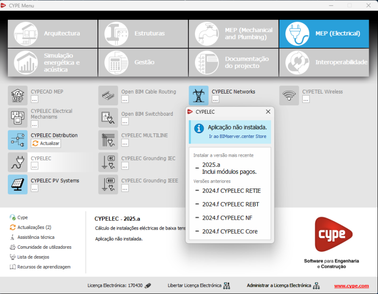 Versão 2025.b - CYPE