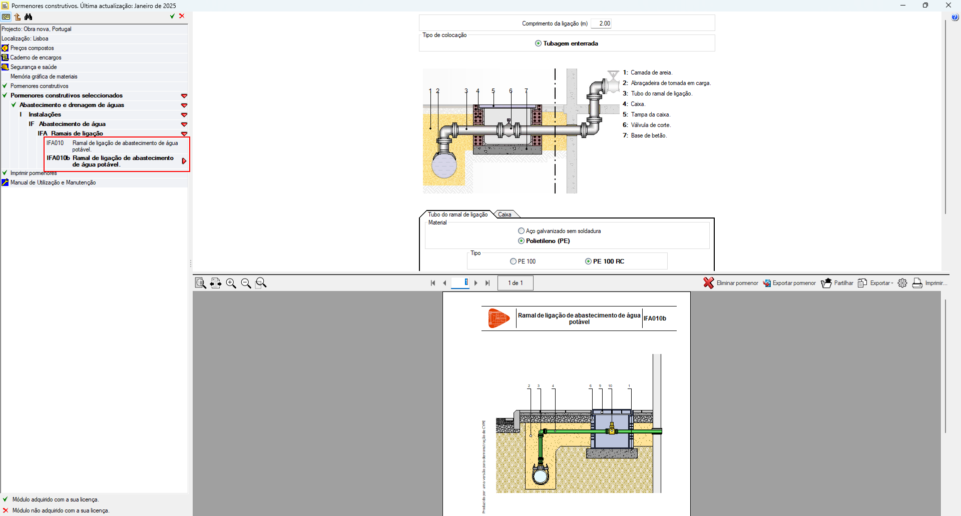 Pormenores construtivos - Funcionamento dos pormenores construtivos - CYPE