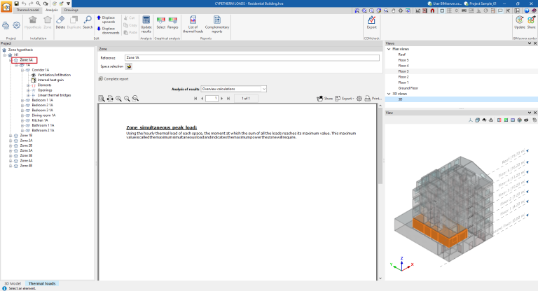 CYPETHERM LOADS - Analysis. Project - CYPE