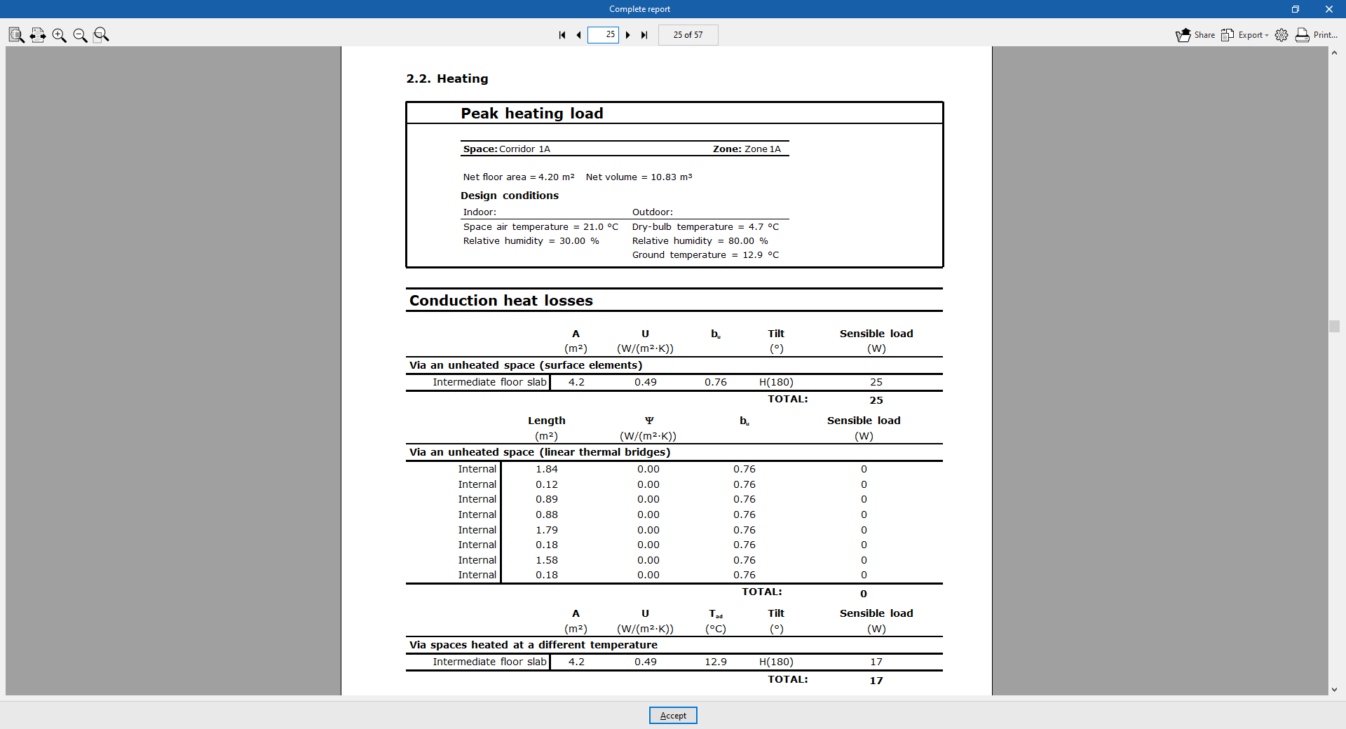 CYPETHERM LOADS - Analysis. Project - CYPE