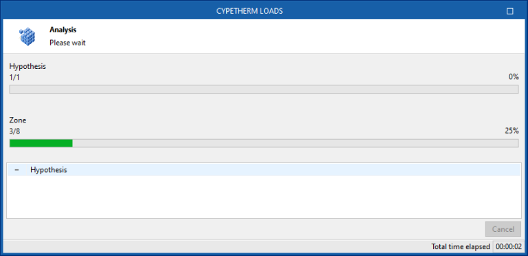 CYPETHERM LOADS - Analysis. Update results - CYPE