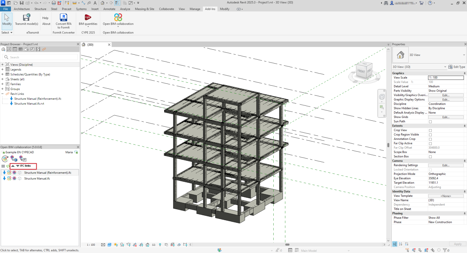 Plugin Open BIM - Revit archivos - CYPE