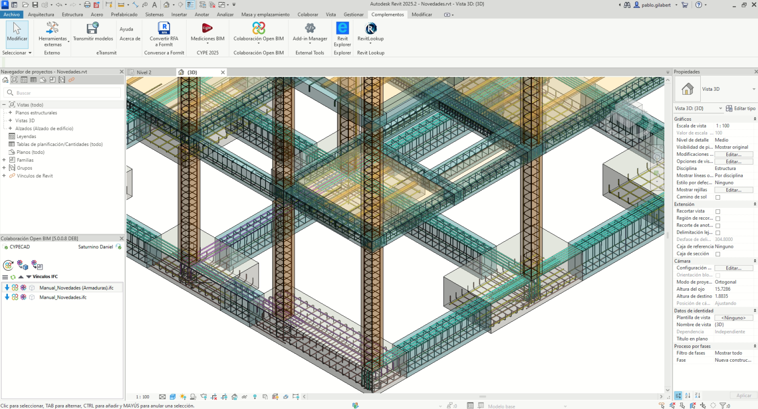 Plugin Open BIM - Revit archivos - CYPE