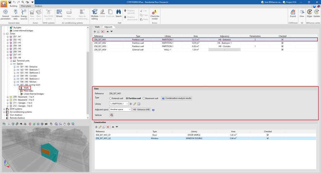 CYPETHERM EPlus - Spaces - CYPE