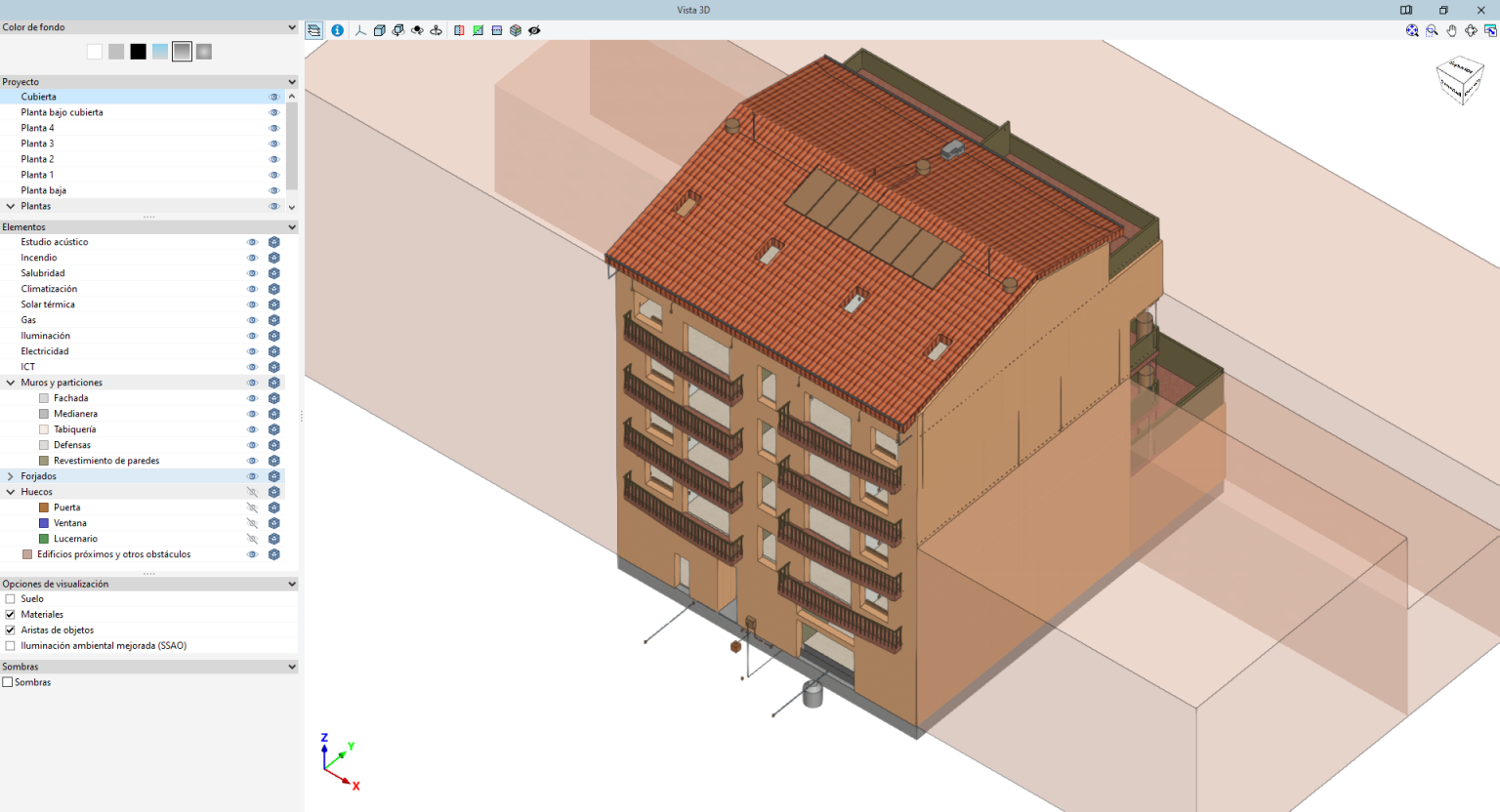 CYPECAD MEP - Vista 3D - CYPE