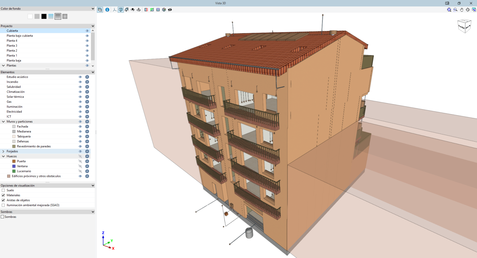 CYPECAD MEP - Vista 3D - CYPE