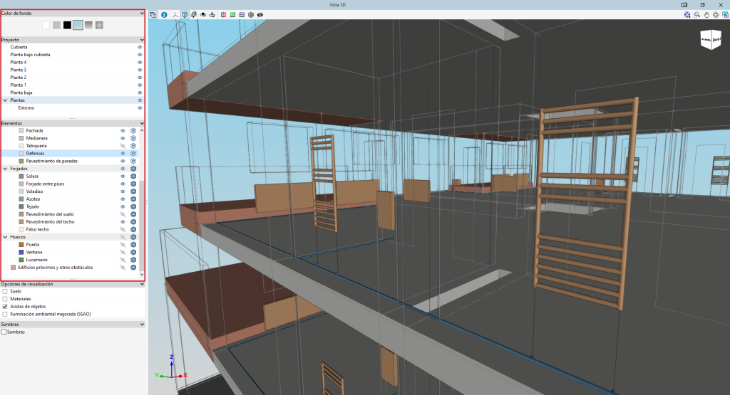 CYPECAD MEP - Vista 3D - CYPE