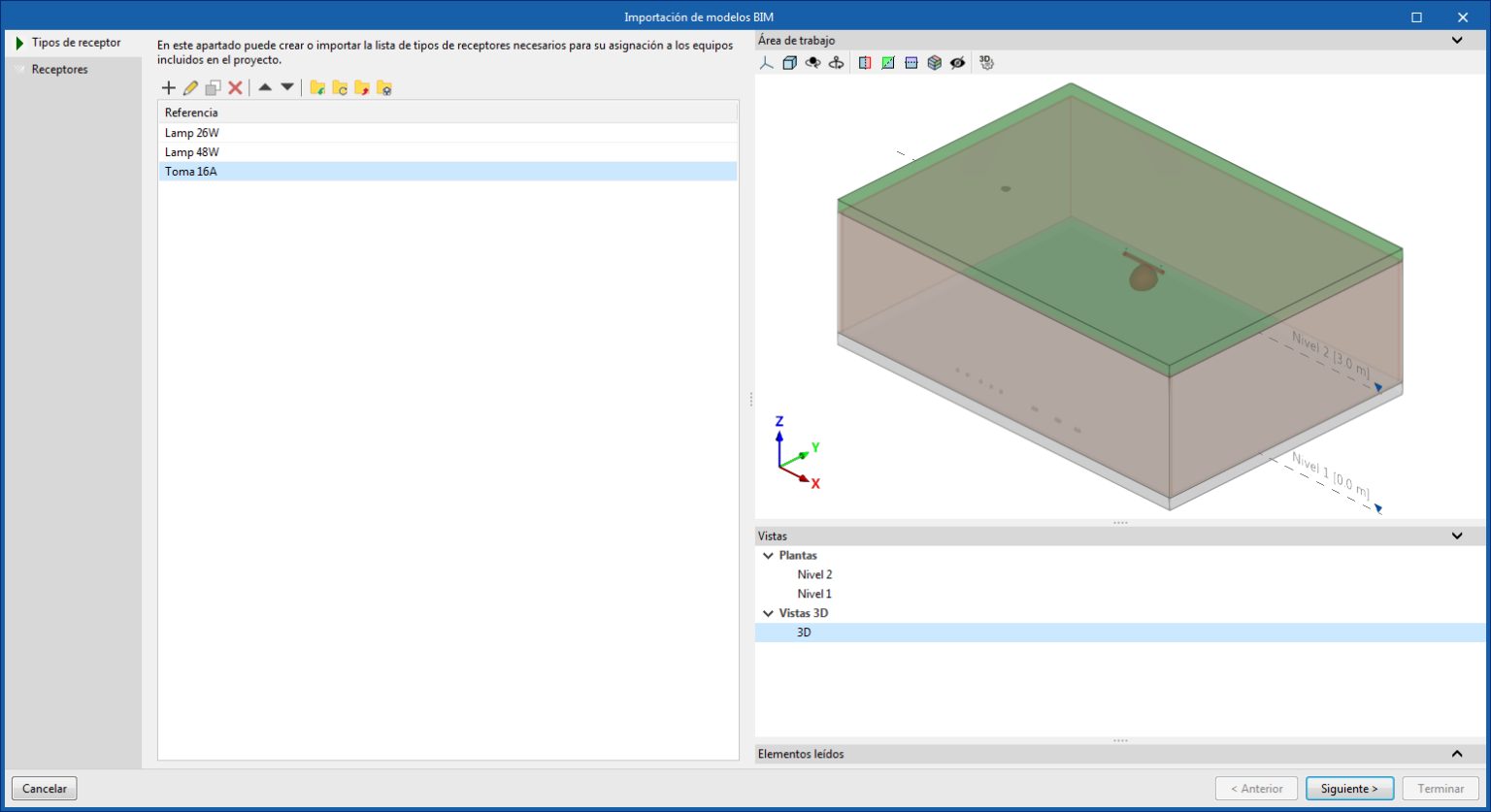 Improved electrical receiver mapping - CYPE