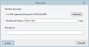 CYPECAD MEP - Inicio