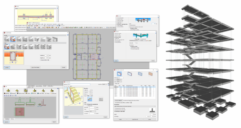 CYPECAD - "Beam definition" tab